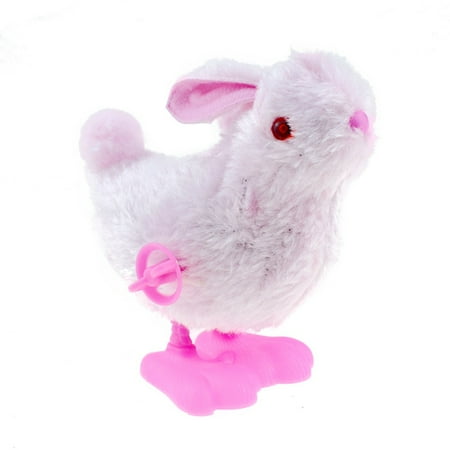 YDJKET 3 Pieces of Clockwork Hopping Bunny Clockwork Plush Rabbit ...