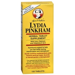 Lydia Pinkham Herbal Supplement Tablets, 150 Ct for Menstruation ...