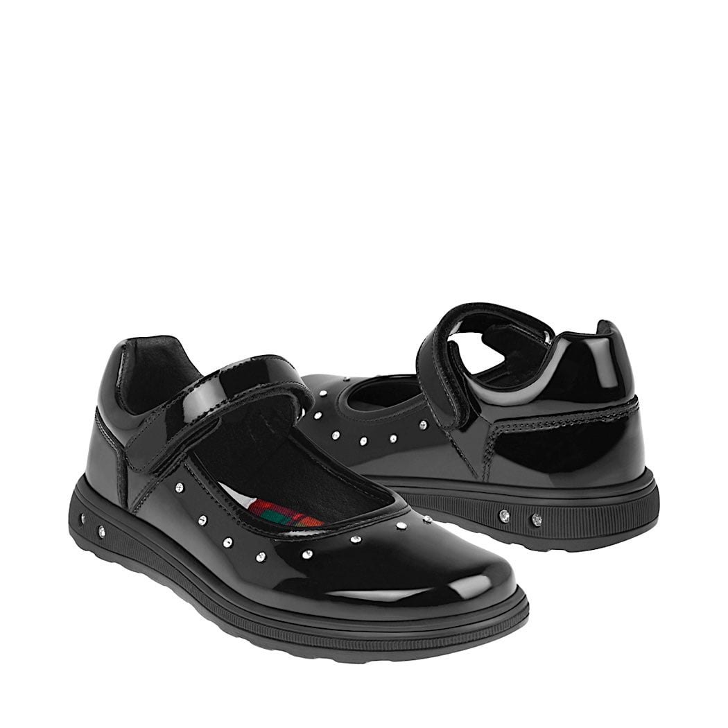 Zapatos Escolares Niña Chabelo C798-d Charol Negro | Bodega Aurrera en línea