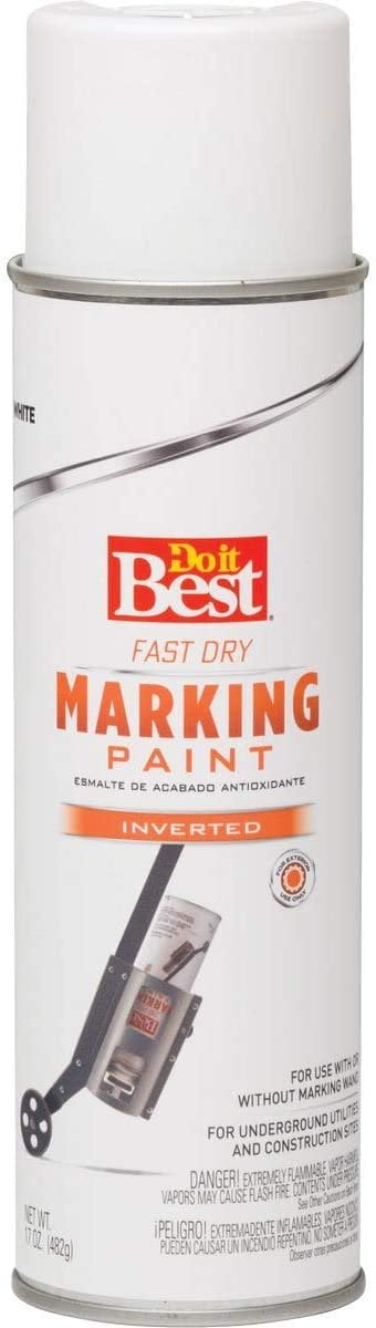 RUSTOLEUM 203167D Inverted Spray, Marking Paint, White - Walmart.com