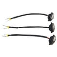 CENL 3Pcs Car Front Grille Lighting Raptor Style Smoked Lens Amber LED ...