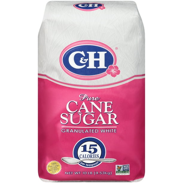 C&H Premium Pure Cane Granulated Sugar, 10 lb - Walmart.com