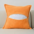 20×20Inch Decorative Throw Pillow Cover Set, Soft Corduroy Fabric ...