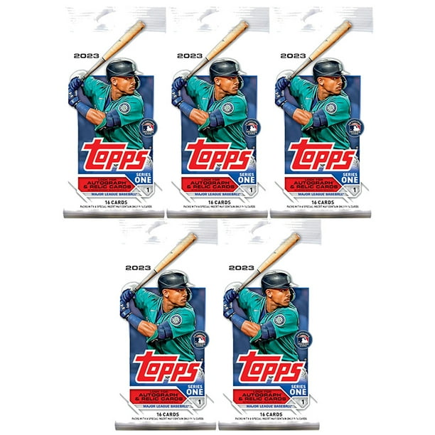 Topps Major League Baseball (MLB) Trading Cards 2023 Series One - PACKS ...