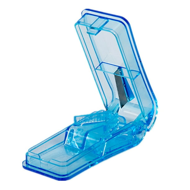 Portable Tablet Cutter with Blade and Storage Compartment 2-in-1 Pill ...