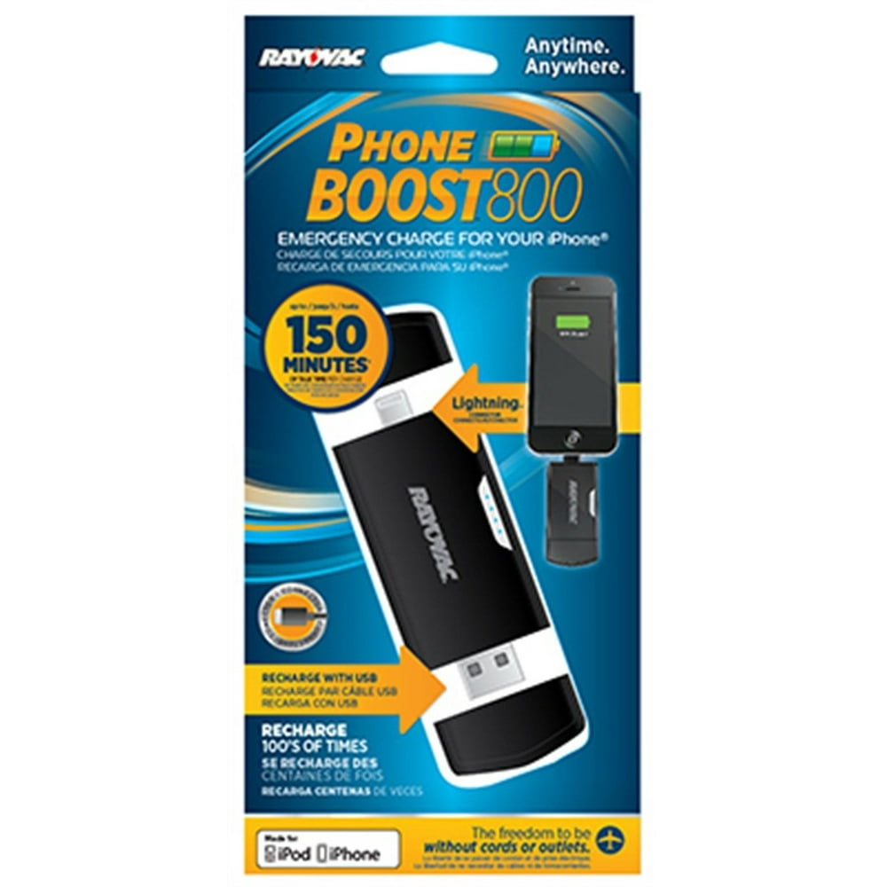 Rayovac Phone Boost 800 Rechargeable 800 mAh Lithium Ion Charger ...