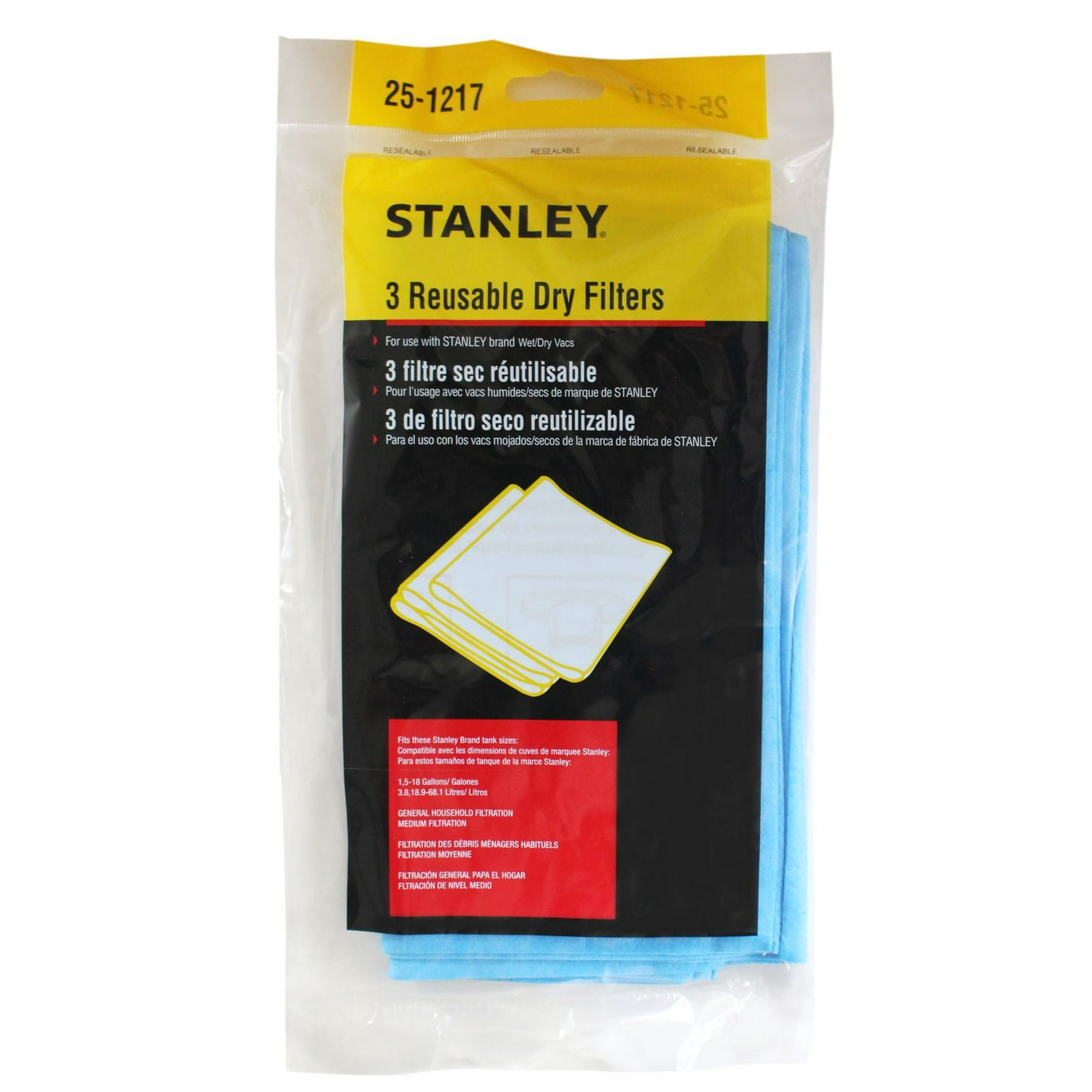 Click here for Stanley 3-Piece Reusable Dry Filters prices