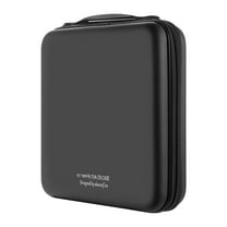 WSYW 80 Disc CD DVD Case Storage Bag Portable PU Leather Organizer ...