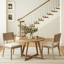 Nathan James Beacon Boho Dining Chair Set of 2, Boucle Dining Chair ...