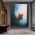 Affixzi Inspirational Hand Reaching Out Canvas, Spiritual Wall Art ...