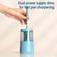 Deli Electric & Battery Pencil Sharpener, Automatic with Adjustable ...
