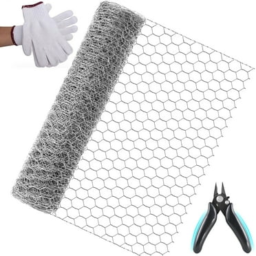 HITTITE Chicken Wire Fencing Mesh, 36in x 50ft Anti-Rust Green Floral ...