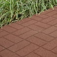 Pavestone 16" Square Brickface Red Stepping Stone - Walmart.com