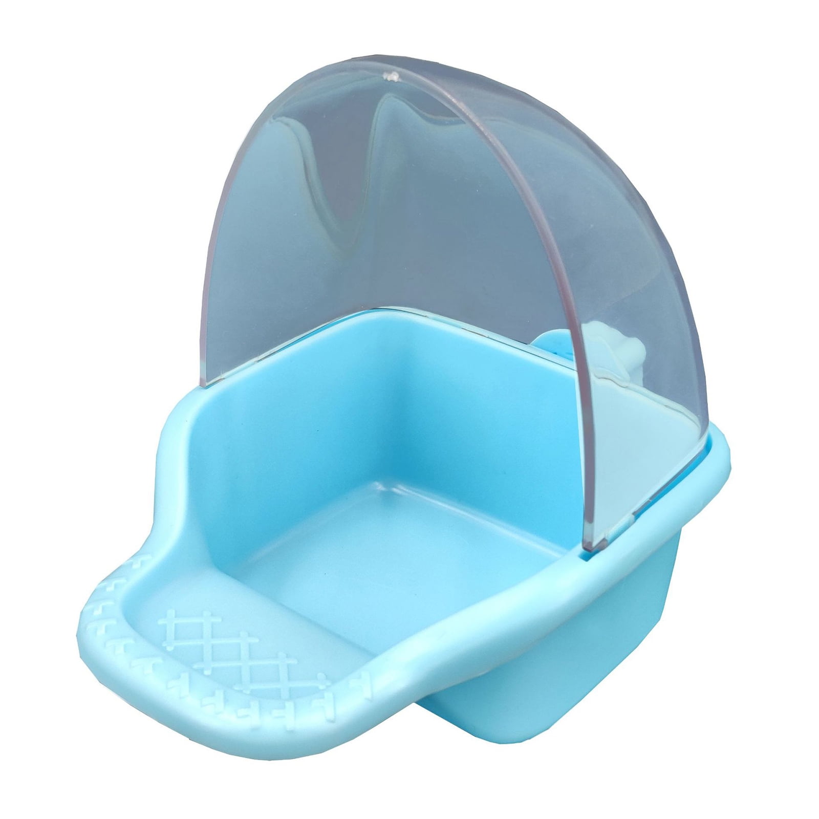 Bird Feeder No Mess Plastic Parakeet Food Dispenser Inside of Cage ...