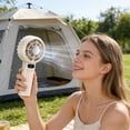 Pocket Sized Cooling Fan 1200mAh Capacity And 120 Wind Modes - Walmart.com