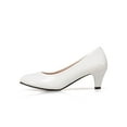 Eloshman Womens Work Pumps Shoes Fashion Heels Pointed Toe Wedding ...