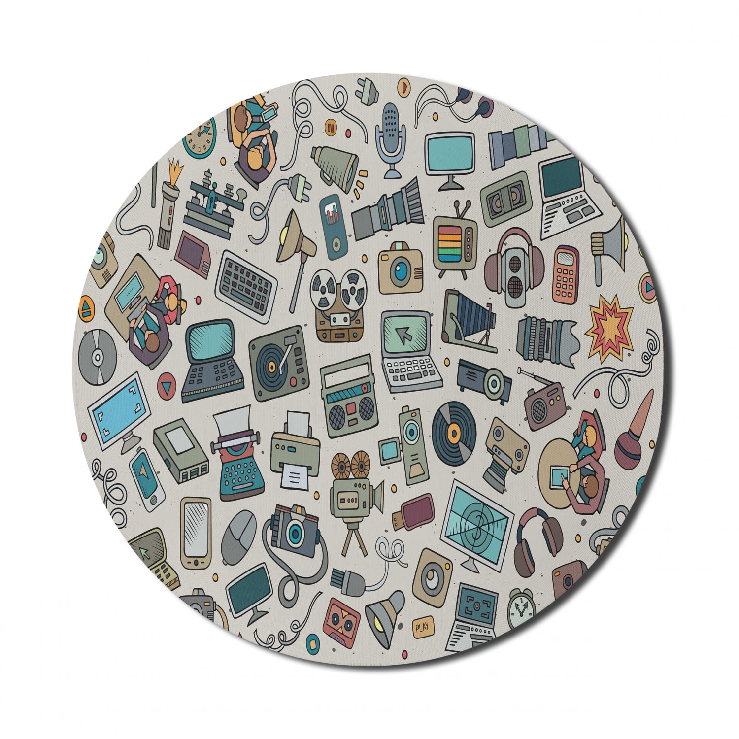 Hipster Mouse Pad for Computers, Completion of Various Movie Radio ...