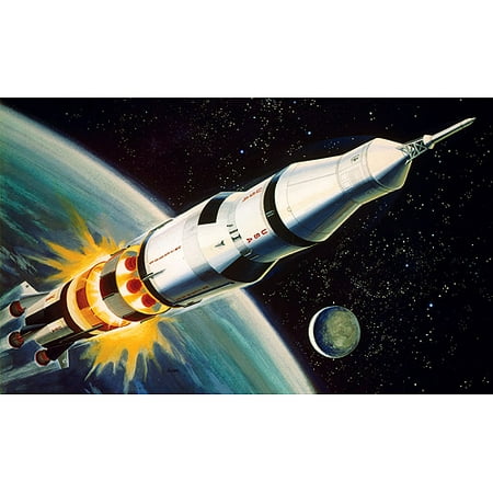 Revell Nasa Saturn V Rocket Plastic Model Kit - Walmart.com