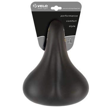 Velo WC Touring Saddle 250 x 168mm, 318g, Black - Walmart.com