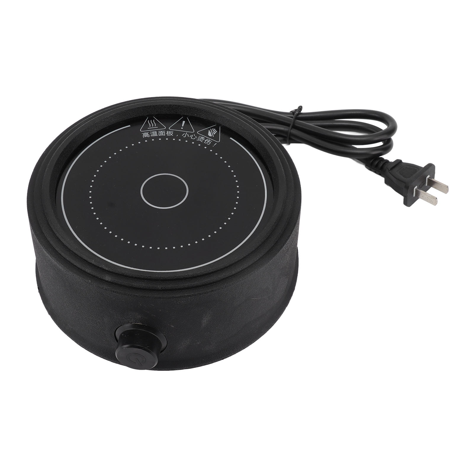 Mini estufa eléctrica de 750W, temperatura ajustable silenciosa para té ...