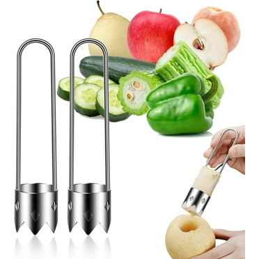 Pepper Seed Corer Remover - 2025 Upgraded 2-in-1 Bell Pepper Cutter & Deseeder: Effortlessly ...