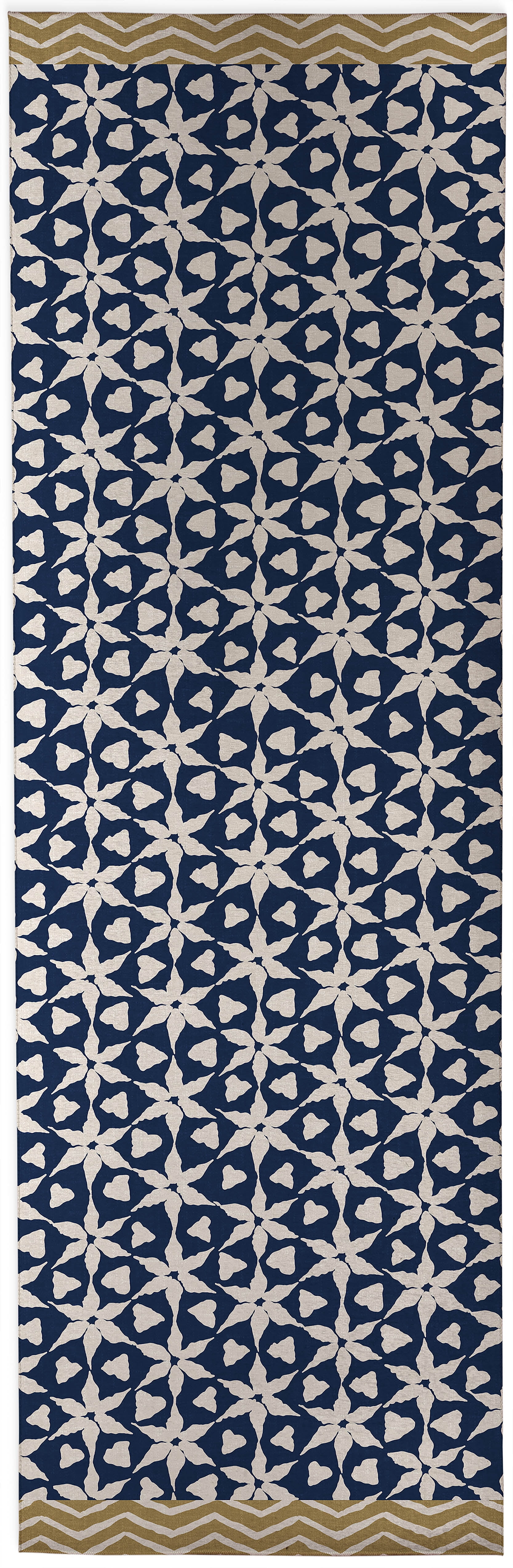 BULA FLOWER BLUE SQUARE Kitchen Mat By Kavka Designs - Walmart.com