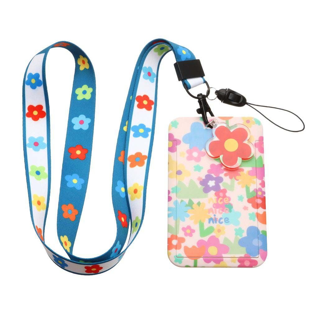 Fashion Cute Keychain Name Tags ID Card Cover Bank Credit Card Business ...