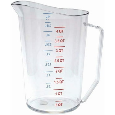 Cambro 400MCCW 4 Quart Measuring Pitcher - Walmart.com