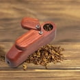 Daolelai Small Pipe Wooden Box Pear Wood Pipe with Storage Box Double ...