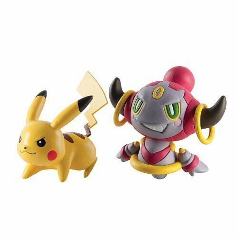 TOMY Pokemon 2 Pack Plastic One Size Action Figures Pikachu Vs Hoopa ...