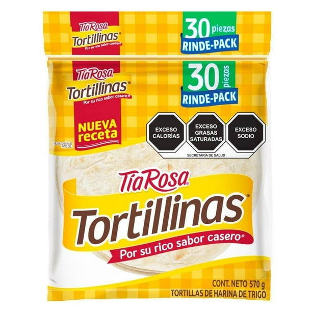 Tortillas de harina Tía Rosa tortillinas 30 pzas 570 g | Walmart en línea