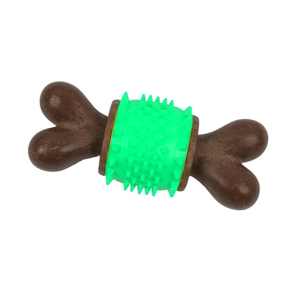 Rubber Dog Chew Toy Portable Bone Shape for Puppy Playing Various Dogs ...