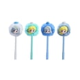 4Pcs Plush Pom-pom Gel Pens Cute Cartoon Student Gel Pen 0.5mm Black ...