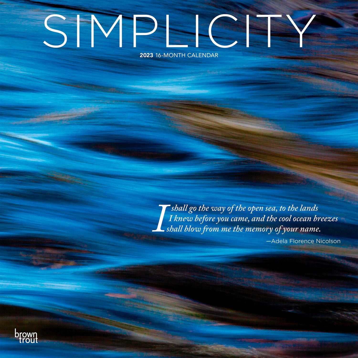 Simplicity | 2023 12x24 Inch Square Wall Calendar - Walmart.ca