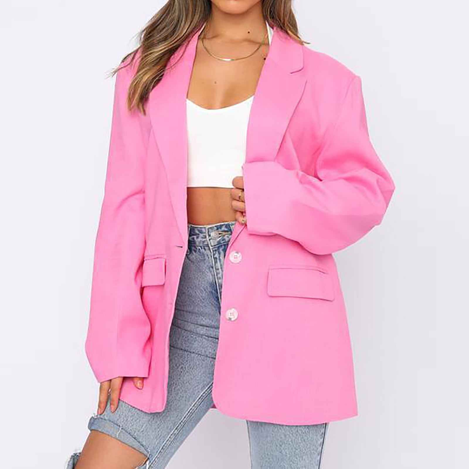 Click here for Egnmcr Womens Blazer Jackets  Long Sleeve Lapel Op... prices