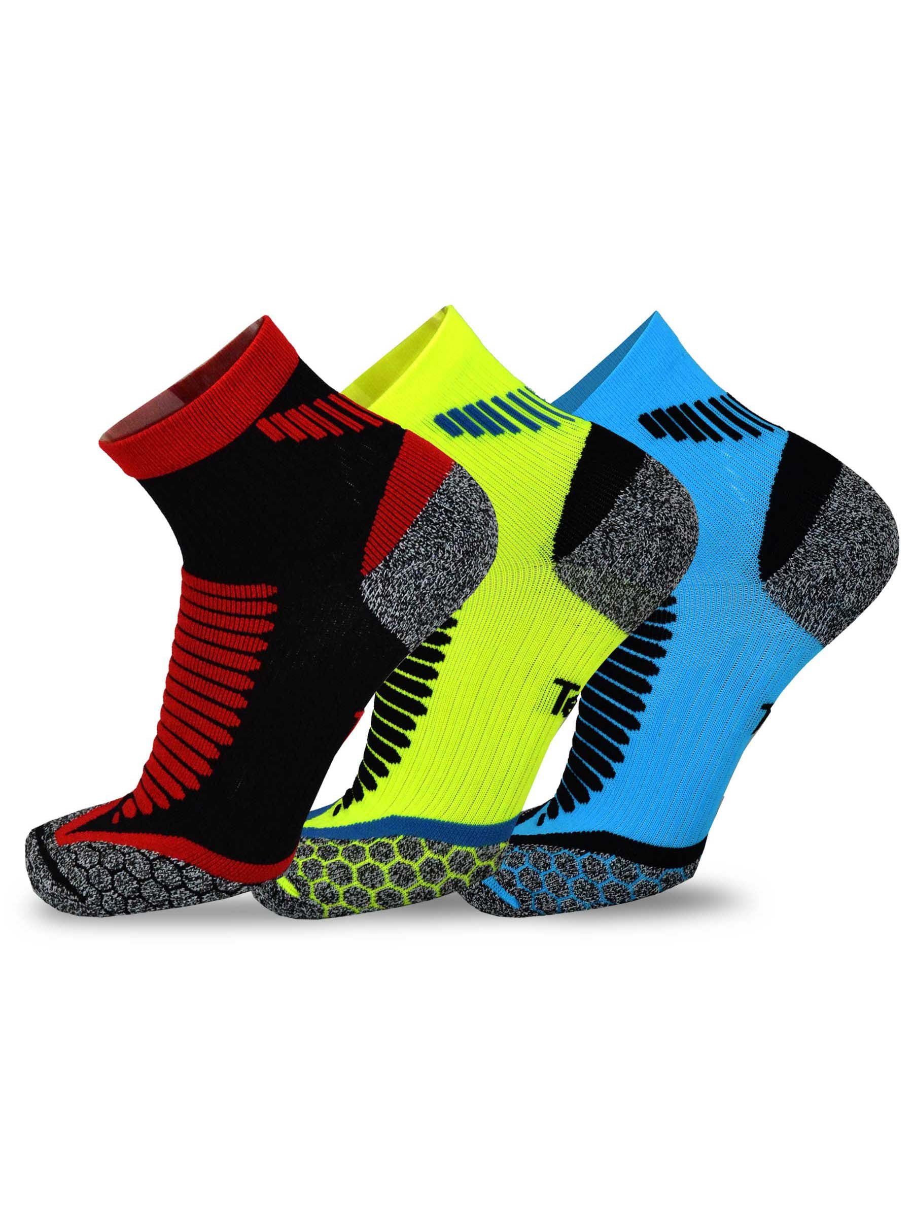 TeeHee Athletic Sports Functional Compression Cushioned Socks 3-Pack ...