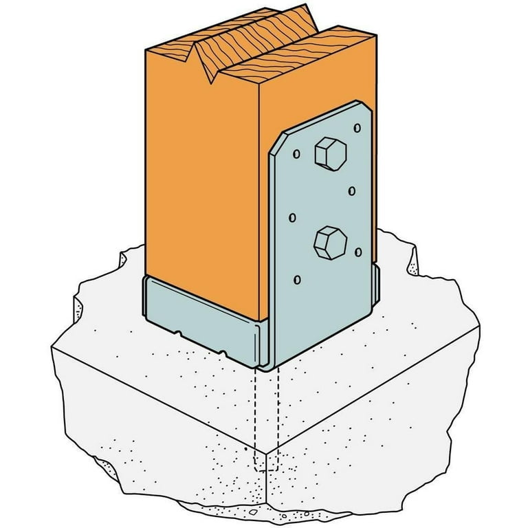 Simpson Strong Tie AB66 Adjustable 6x6 Post Base, 51% OFF
