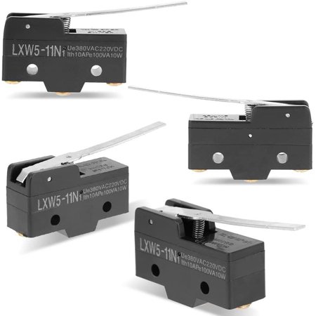 Limit Switch,4 Pack LXW5 11N1 3A Micro Limit Switch Long Lever Arm SPDT ...