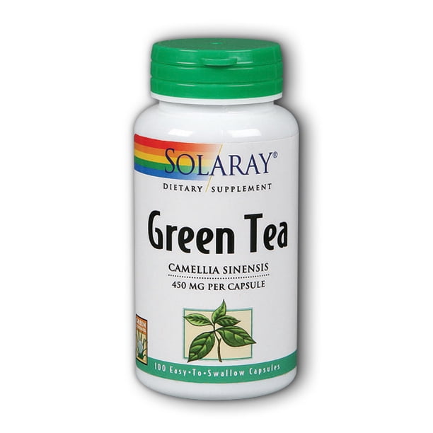 Solaray Green Tea Leaf 450 mg | Healthy Metabolism, Energy, Mood & Mind ...
