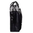 McKlein HUBBARD, Double Compartment Laptop Briefcase, Top Grain Cowhide ...