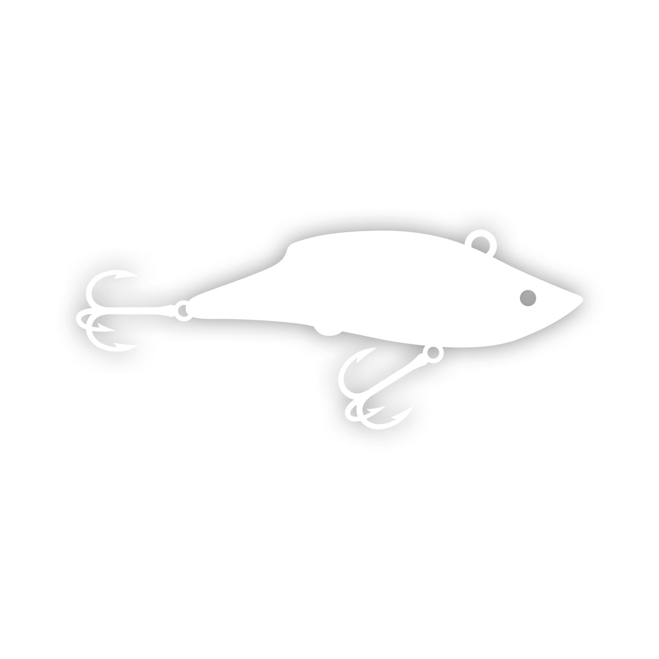 Fishing Lure Sticker Decal Die Cut - Self Adhesive Vinyl - Weatherproof ...