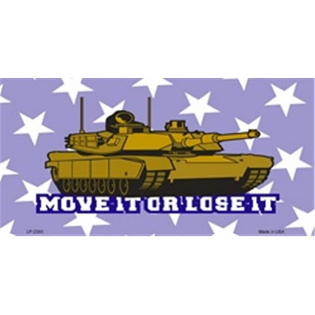 Move it or Lose It Military Tank License Plates Tags - Walmart.com