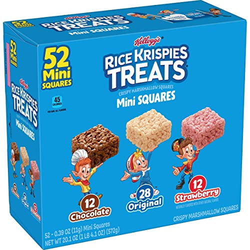 Rice Krispies Treats Mini Squares, Kids Snacks, Lunch Snacks, Variety ...