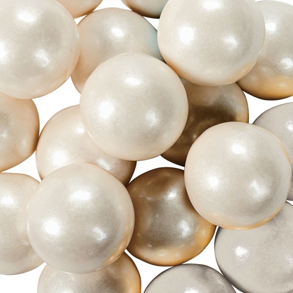 Shimmer White Gum Balls - Edibles - 97 Pieces - Walmart.com