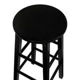PJ Wood 24-Inch High Classic Round-Seat Kitchen Counter Stools for ...