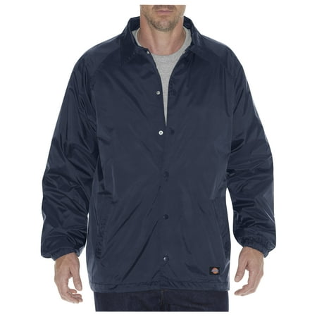 Dickies Mens Snap Front Nylon Jacket, M, Dark Navy | Walmart Canada