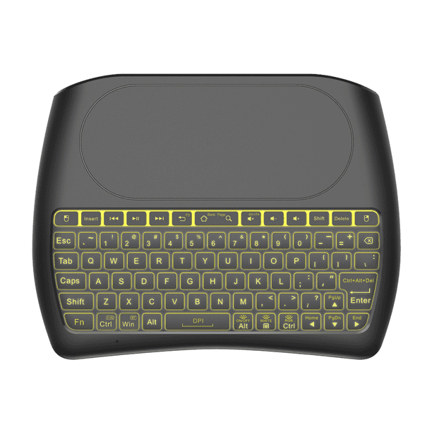 Mini Wireless Keyboard D8 Mini Keyboard With Touchpad Colorful Backlit