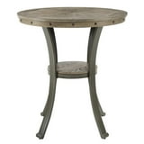 Linon Franklin Metal and Wood Pub Table in Pewter - Walmart.com