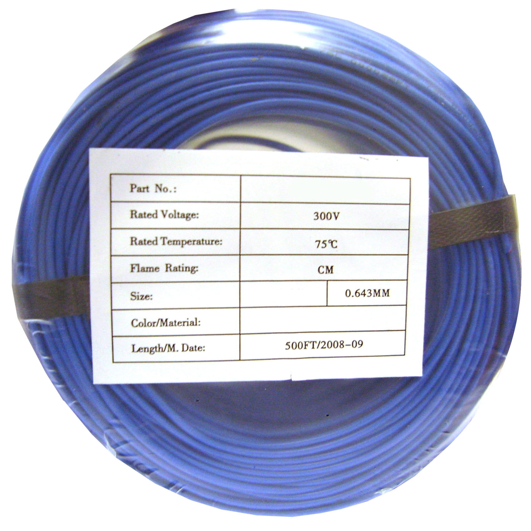Cable Central LLC (10 Pack) Security/Alarm Wire, Blue, 22/2 (22AWG 2 ...