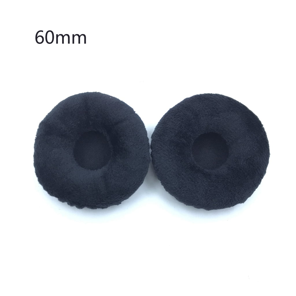 CANKER 1Pair Velvet Universal Headphone Cushions Ear Pads Cushion 70mm ...